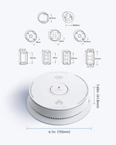 Siterwell GS886F-H02 Hardwired Interconnected Smoke & CO Detector with